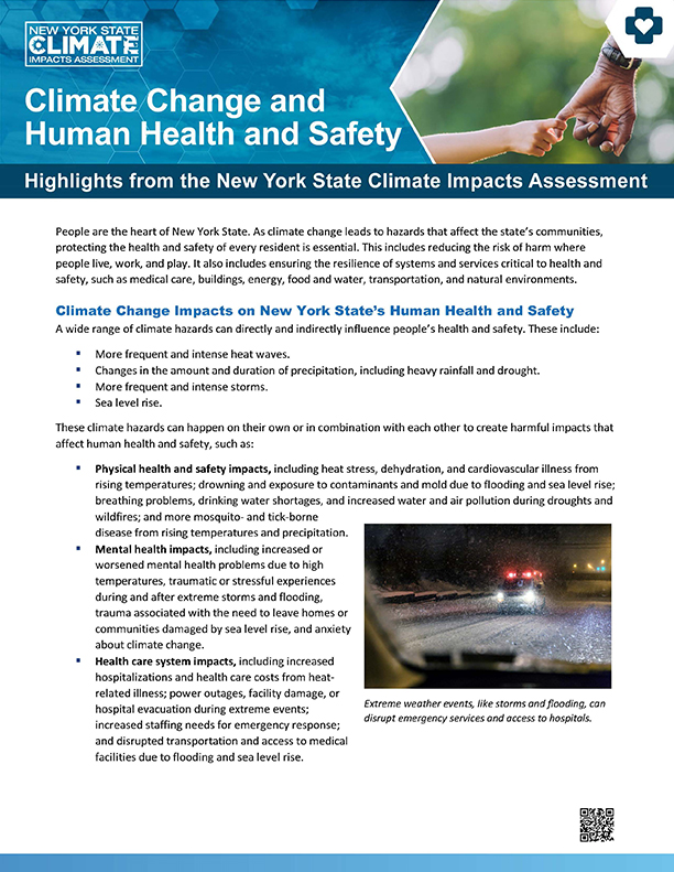 Sector Fact Sheet_Health – FINAL – New York State Climate Impacts ...